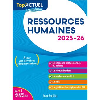 Top'Actuel - Ressources Humaines (RH) 2025-2026 - broché - Hamza ...
