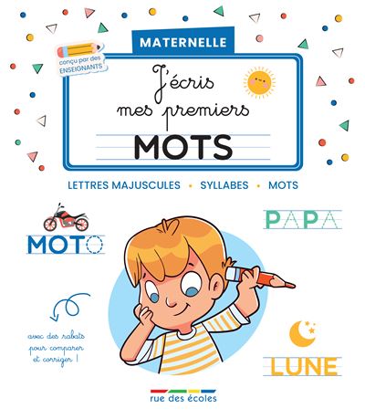 J'Ecris Mes Premiers Mots - Lettres majuscules - syllabes - mots - J ...