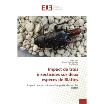 Impact de trois insecticides sur deux espèces de Blattes Impact des ...