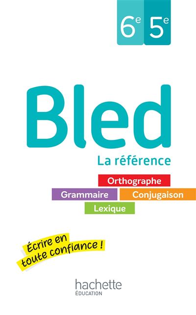 Bled 6e-5e - Livre élève Edition 2024 - broché - Daniel Berlion ...