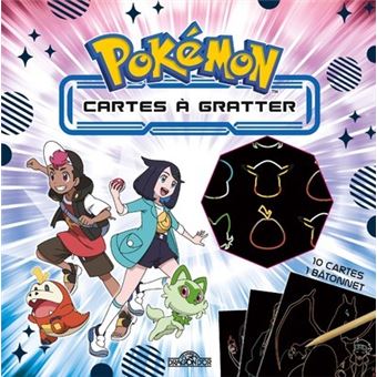 Les Pokémon - 10 cartes + batonnet - Pokémon - Cartes à gratter - Rhod ...