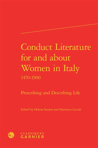 Conduct Literature for and about Women in Italy Prescribing and ...