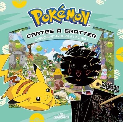 Les Pokémon - 10 cartes + batonnet - Pokémon - Cartes à gratter cherche ...