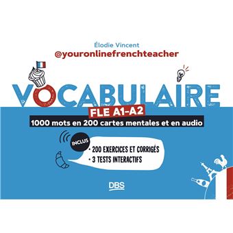 Vocabulaire FLE A1-A2 avec youronlinefrenchteacher 1000 mots en 200 ...