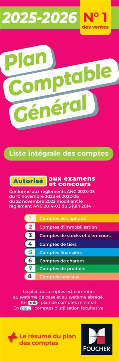 Plan comptable général - PCG - 2025-2026 - broché - Sébastien Paugam ...