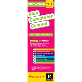 Plan comptable général - PCG - 2025-2026 - broché - Sébastien Paugam ...