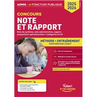 1 avis sur Note et Rapport - Méthode et entraînement intensif - 40 ...