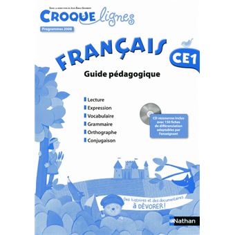 Croque-Lignes -guide pédagogique - CE1 Livre du professeur avec un CD Rom - Livre CD - PERRINE ...