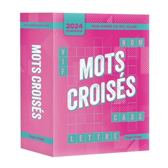 Mon année - mots croisés 2024 - cartonné - Collectif - Achat Livre | fnac
