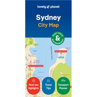 Sydney City Map 1ed -anglais- broché - Lonely Planet - Achat Livre | fnac