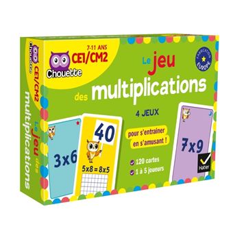 Chouette - Le jeu des multiplications CE1-CM2 - Poche - Lucie Domergue ...