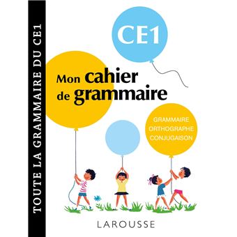 Petit cahier de grammaire LAROUSSE CE1 - broché - Collectif - Achat ...
