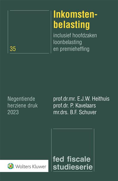 Inkomstenbelasting inclusief hoofdzaken loonbelasting en premieheffing ...