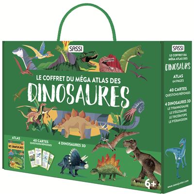 Le coffret du méga atlas des dinosaures - N.E. 2024 - Coffret - AA.VV ...