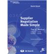 Supplier Negotiation Made Simple The 4 c Method - broché - Daniel ...