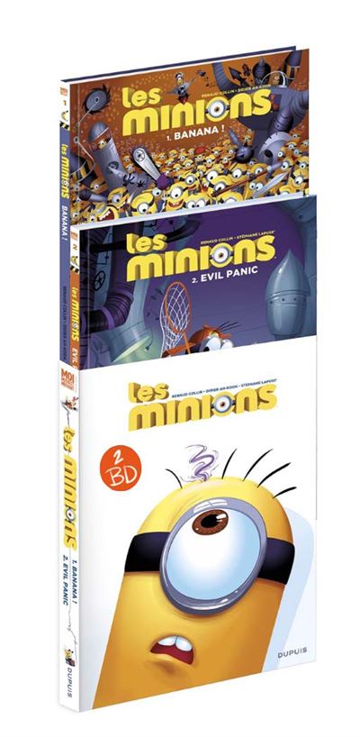 Les minions - Coffret avec 2 volumes - Tomes 1 et 2 Tome 1 - Fourreau ...