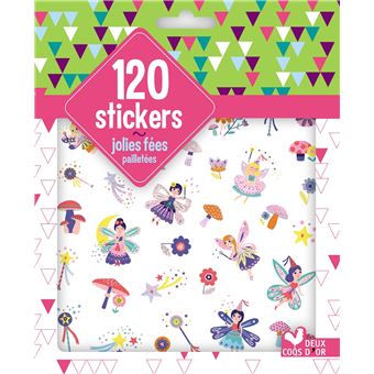 120 stickers fées Jolies fées pailletées - broché - Emilie Lapeyre ...