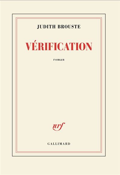 Vérification - broché - Judith Brouste - Achat Livre ou ebook | fnac