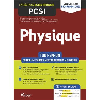 Physique PCSI - Tout-en-un Cours - Synthèse - Méthodes détaillées ...