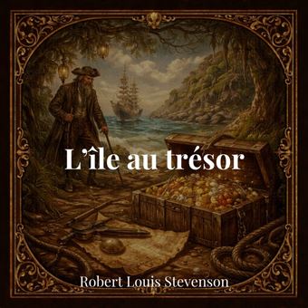 L’île au trésor - Livre audio - Robert Louis Stevenson, Mickaël Lopez ...