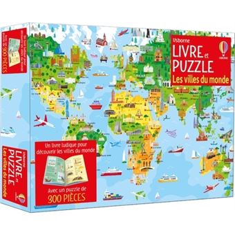Les villes du monde - Coffrets livre et puzzle + puzzle 300 pieces ...