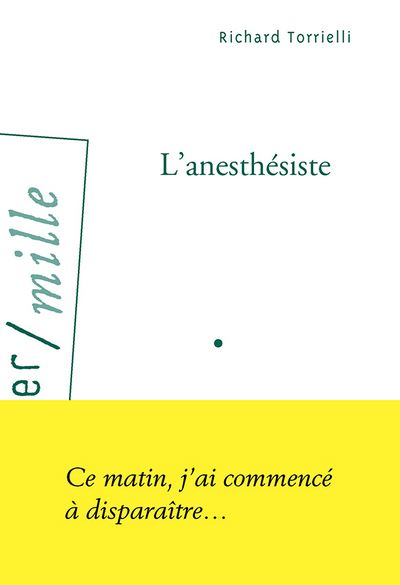 L'Anesthésiste - broché - Richard Torrielli - Achat Livre | fnac
