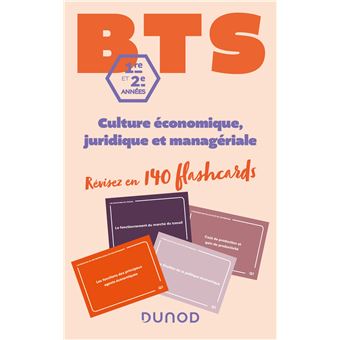 BTS - La CEJM en 140 flashcards Culture économique juridique et ...