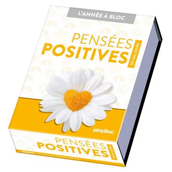 Calendrier Pensées positives en 365 jours - L'Année à Bloc - cartonné ...