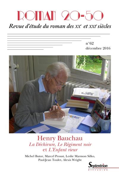 Henry Bauchau, la déchirure, le régiment noir et l'enfant rieur Revue d ...
