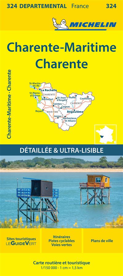 Carte Départementale Charente-Maritime, Charente - broché - Collectif ...