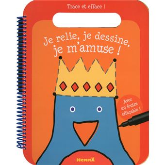 Je relie, je dessine, je m'amuse ! (Fond orange) Fond orange : Inclus ...