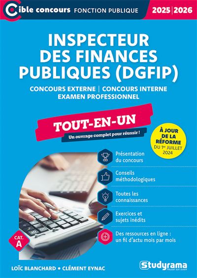Inspecteur des finances publiques (DGFiP) – Tout-en-un (Catégorie A – Concours 2025-2026 ...