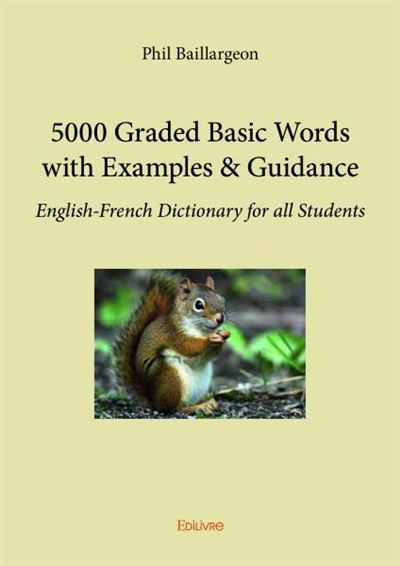 5000 graded basic words with examples & guidance English-French ...