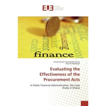 Evaluating the Effectiveness of the Procurement Acts - broché ...