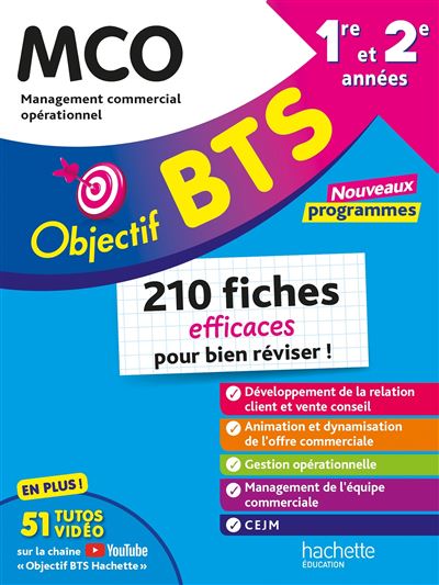 Objectif BTS MCO - Fiches Tout-en-un - Dernier livre de Nicolas Bloch - Précommande & date de ...
