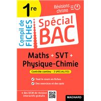 Sciences de la vie et de la terre SVT 1ère - 1ère - Livre, BD | fnac