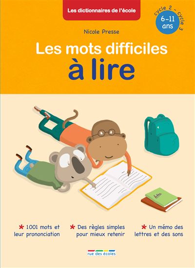 Les mots difficiles à lire 1001 mots… et les astuces pour les ...
