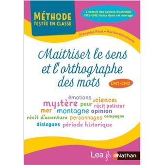 Maîtriser le sens et l'orthographe des mots - Cycle 3 - broché ...