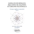 Surfaces de Riemann - Equation de Halphen et groupes polyédraux - Tome ...