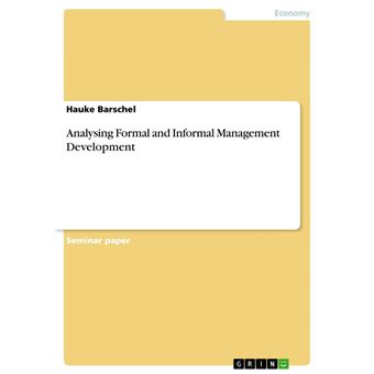 Analysing Formal and Informal Management Development - ebook (ePub ...