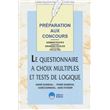 Questionnaire choix multiples Concours administratifs, examens - ASS ...