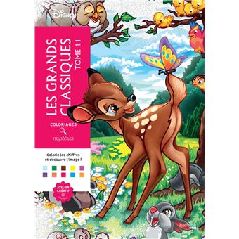 Coloriages mystères Disney - Les Grands classiques Tome 11 - broché ...