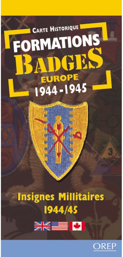 Formations badges - Europe 1944-1945 - Carte historique bilingue ...