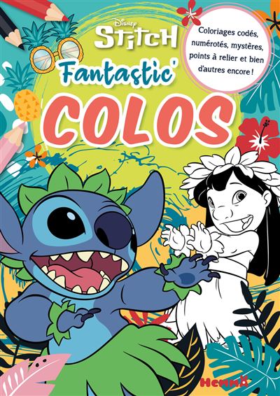 Lilo Et Stitch - Disney Stitch - Fantastic' Colos - Coloriages codés ...