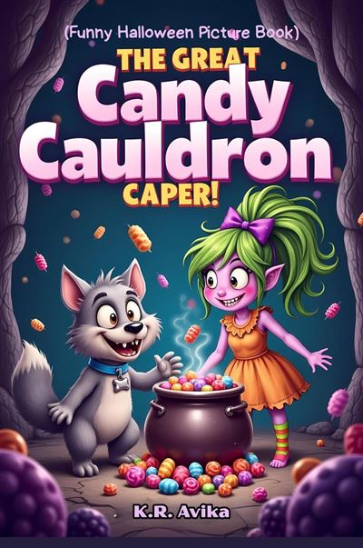 The Great Candy Cauldron Caper: Funny Halloween Picture Book Boo & Cozy: Cute and Spooky ...