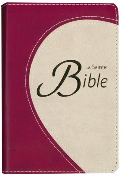 Bible Compacte Segond 1910 / Modèle souple, duotone framboise, ruban ...