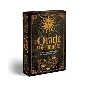 L'Oracle d'enquête - Un oracle unique pour résoudre une incroyable enquête occulte - Dernier ...