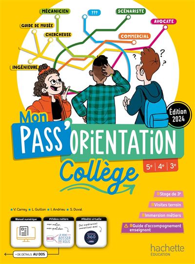 Mon Pass'Orientation Collège - livre élève - Éd. 2024 - broché ...