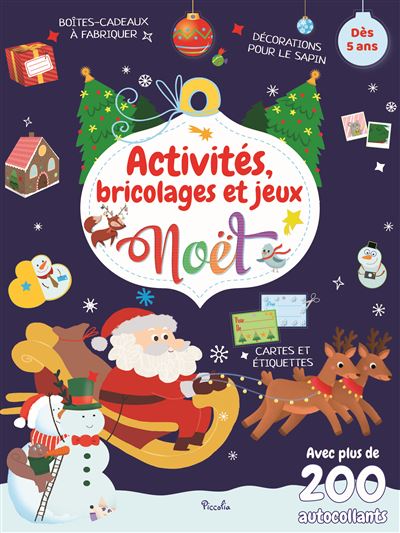 Activités, bricolages et jeux de Noël - broché - Collectif, Collectif ...
