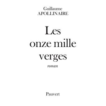 Les Onze mille verges Ou les amours d'un Hospodar - Guillaume Apollinaire - Achat Livre | fnac